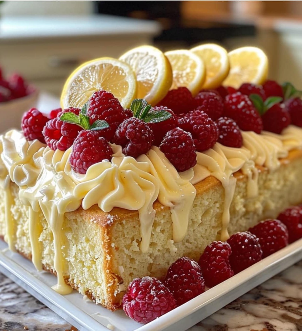 Raspberry lemon cake - CYSSERO