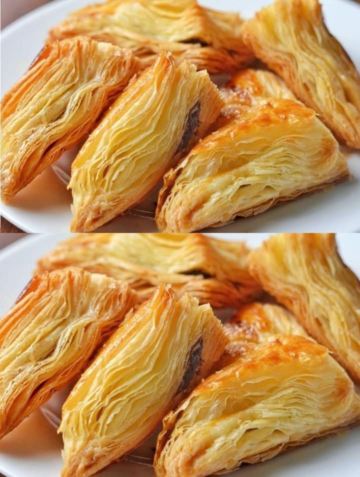 Flaky Puff Pastry Triangles - CYSSERO