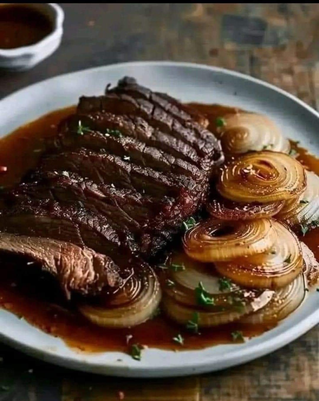 Braised Beef Roast with Caramelized Onions - CYSSERO