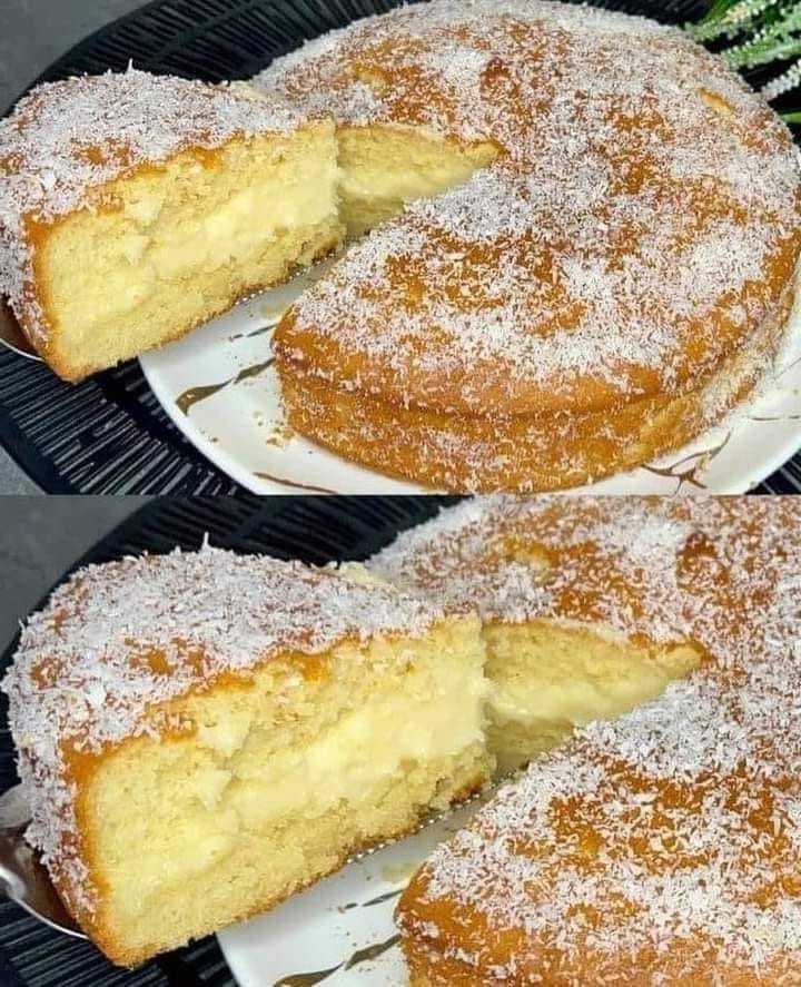 Coconut Custard Cake Recipe - CYSSERO