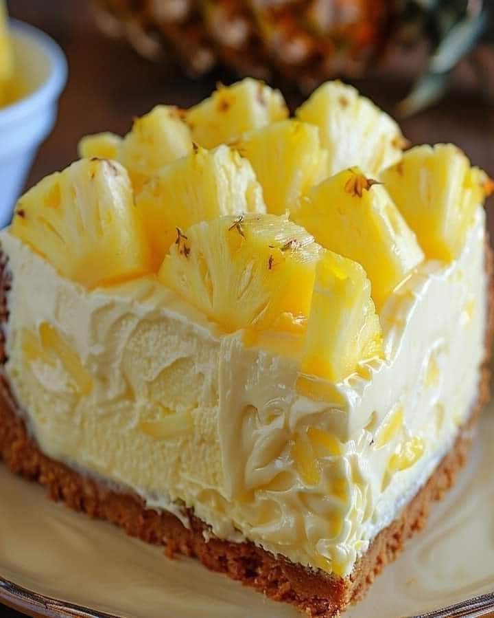 Pineapple Cheesecake Recipe - CYSSERO