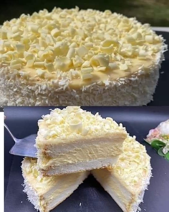 White Chocolate Layer Cake Recipe - CYSSERO