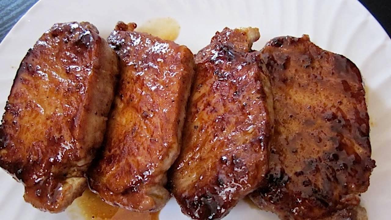 Honey Garlic Glazed Pork Chops - CYSSERO