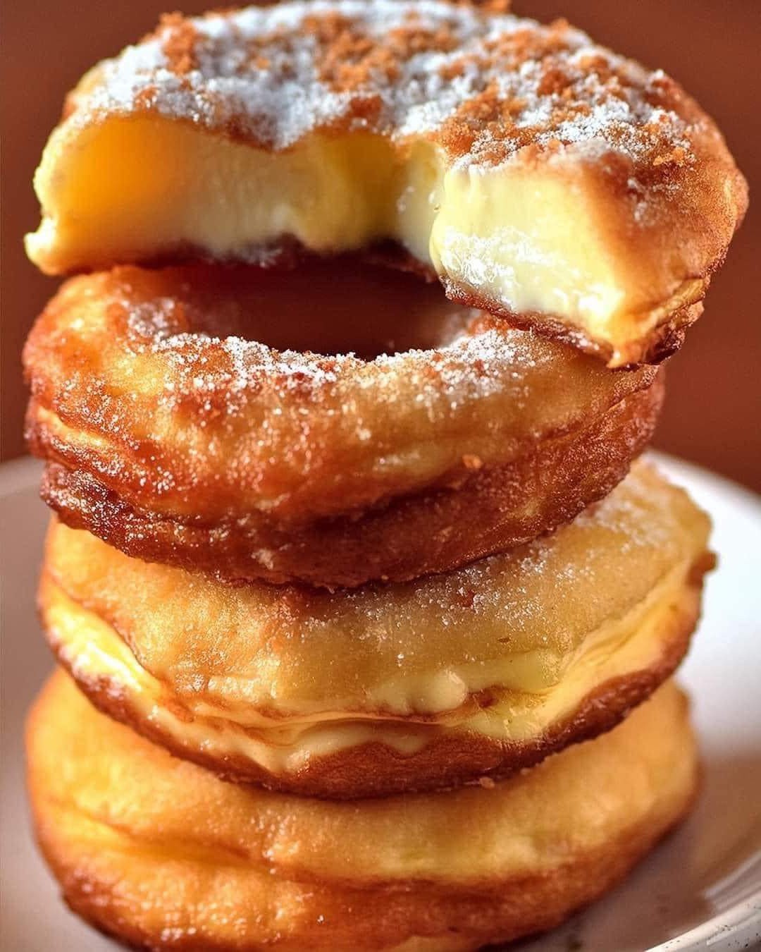 Custard-Filled Donuts - CYSSERO