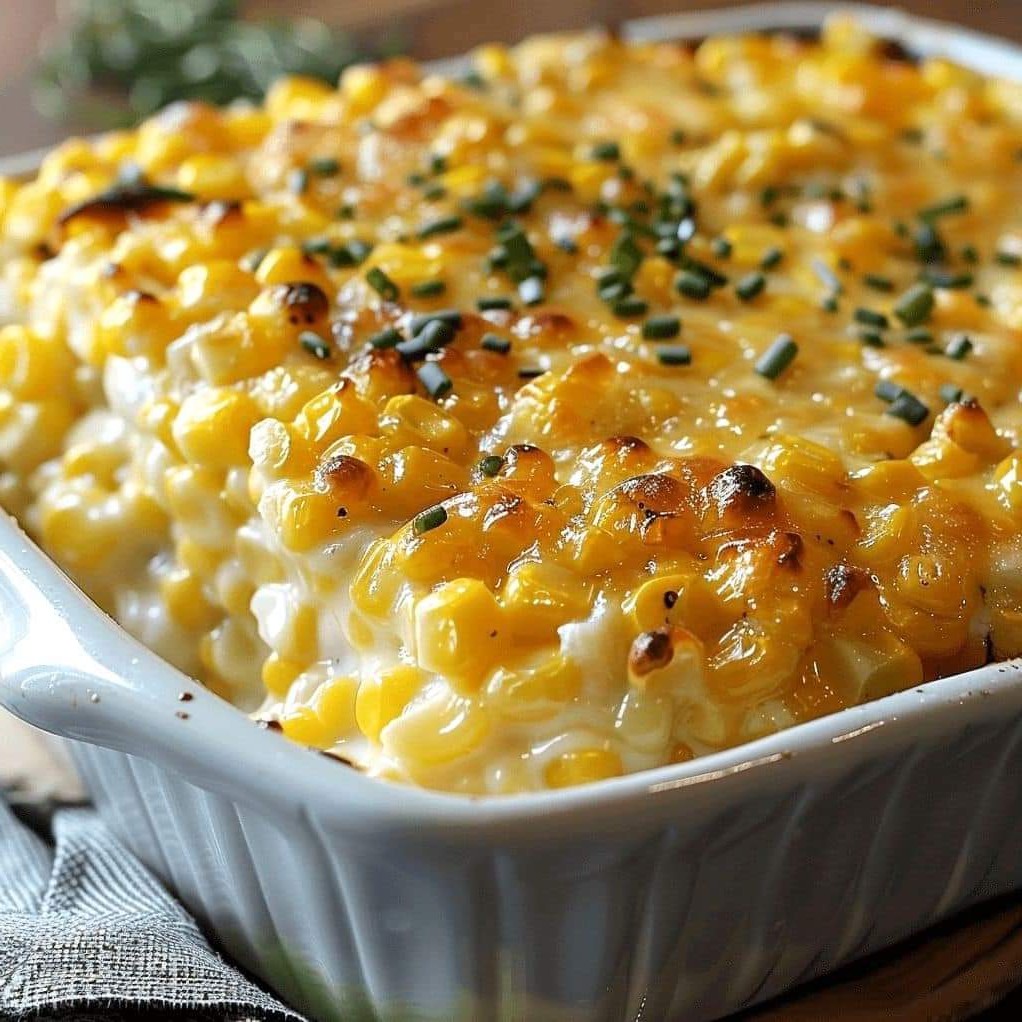 Cheesy Corn Casserole Recipe - CYSSERO