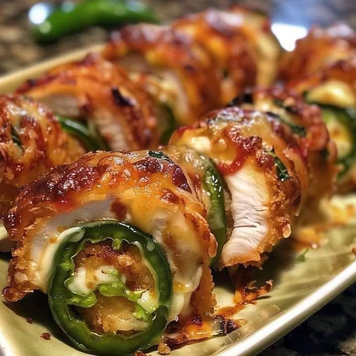 Jalapeño Popper Chicken Roll-Ups - CYSSERO