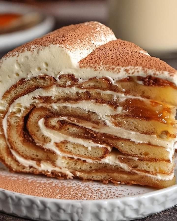 Layered Cream and Caramel Dessert Reciped - CYSSERO