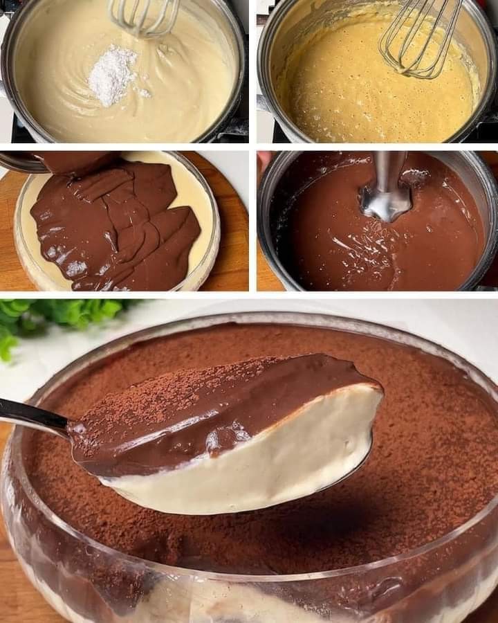 Chocolate Custard Pudding Recipe - CYSSERO