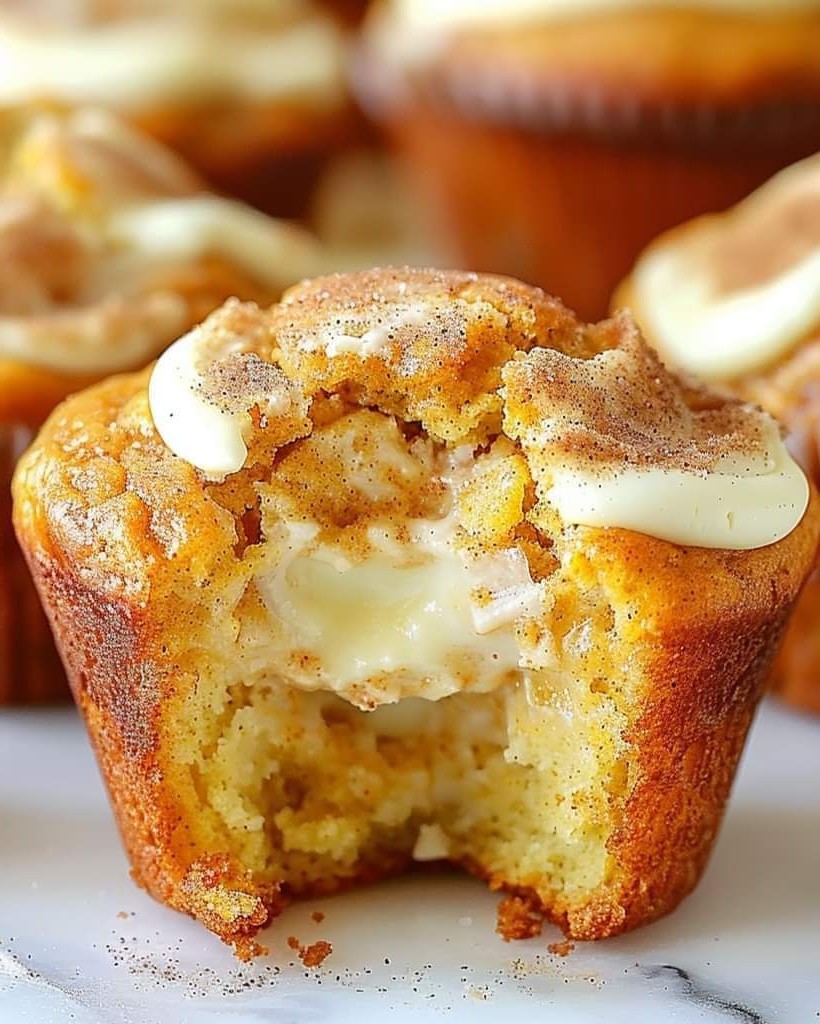 Cinnamon Cream Cheese Muffins Recipe - CYSSERO