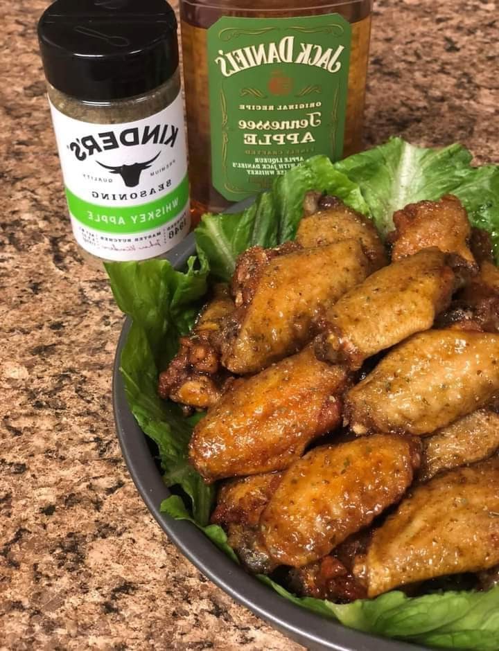 Apple Whiskey Glazed Chicken Wings - CYSSERO