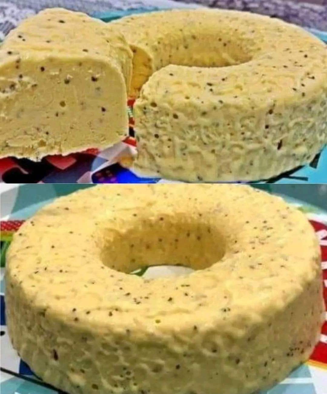 Steamed Semolina and Poppy Seed Cake - CYSSERO