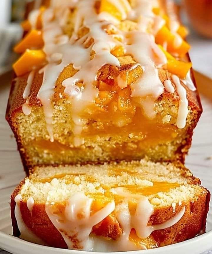 Fruit-Filled Loaf Cake with Glaze - CYSSERO