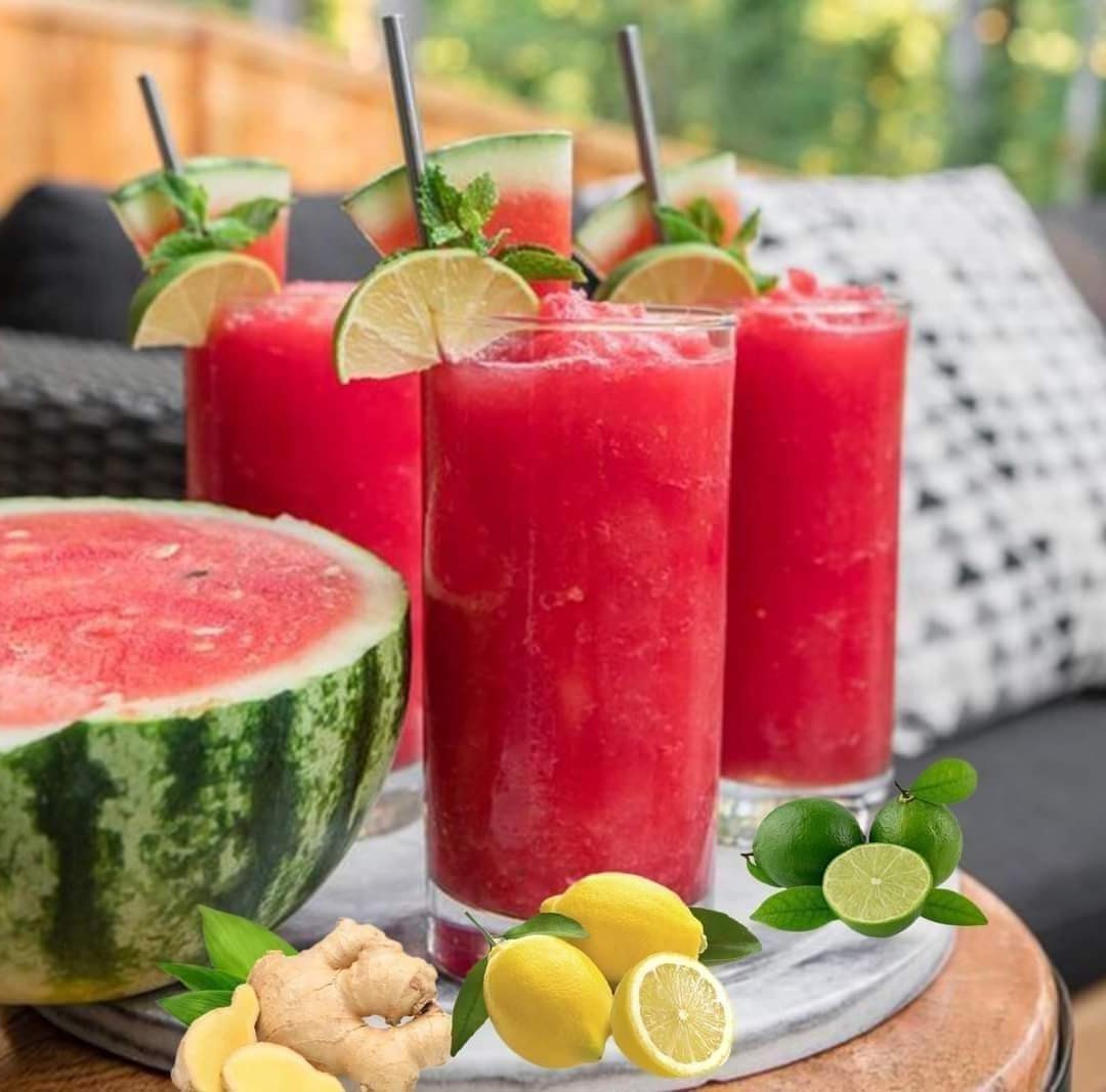 Watermelon Citrus Ginger Cooler Recipe - CYSSERO