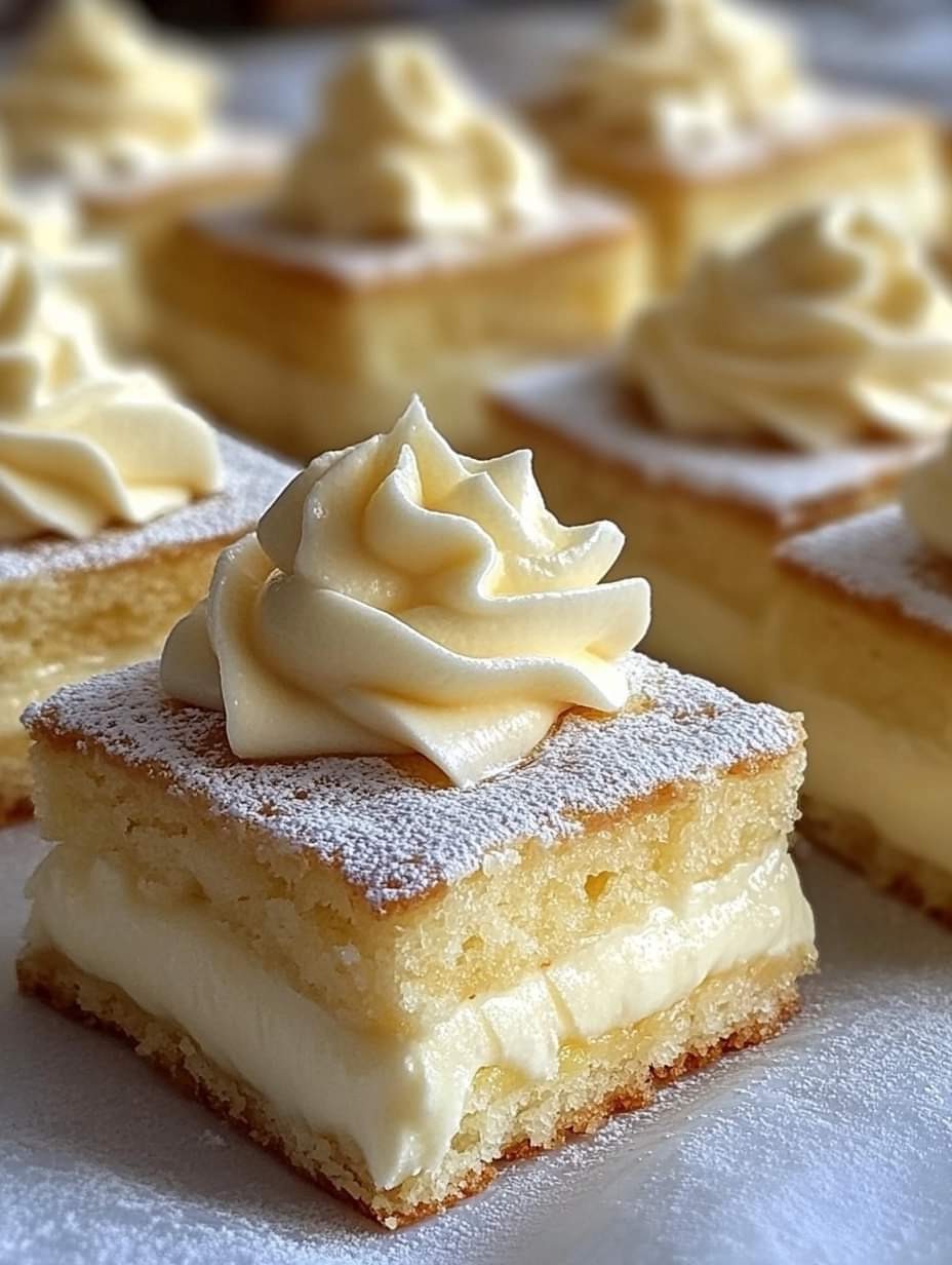 Vanilla Cream Slice Recipe - CYSSERO