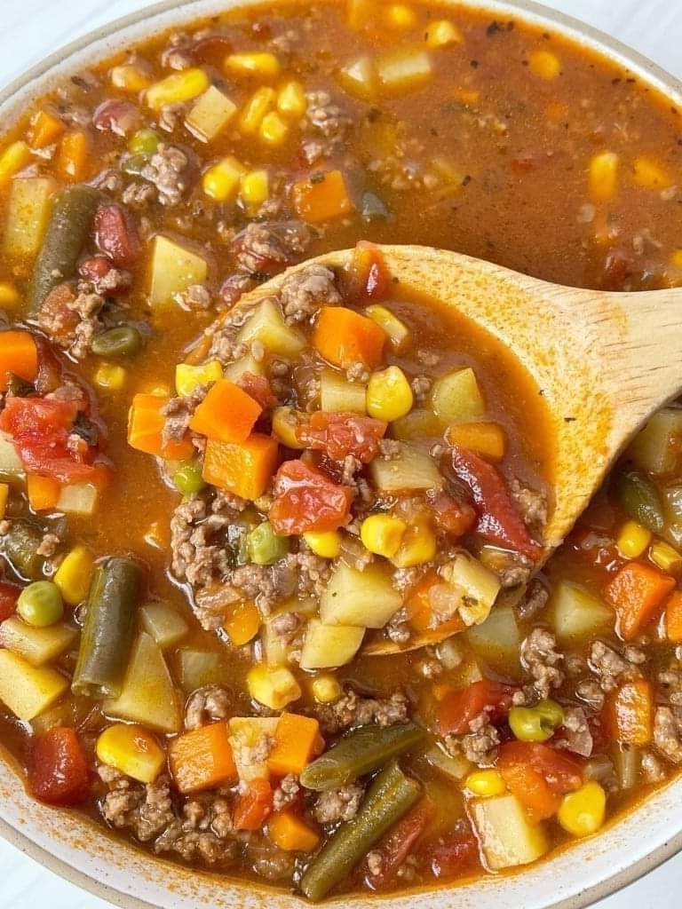 Hearty Vegetable Beef Soup - CYSSERO