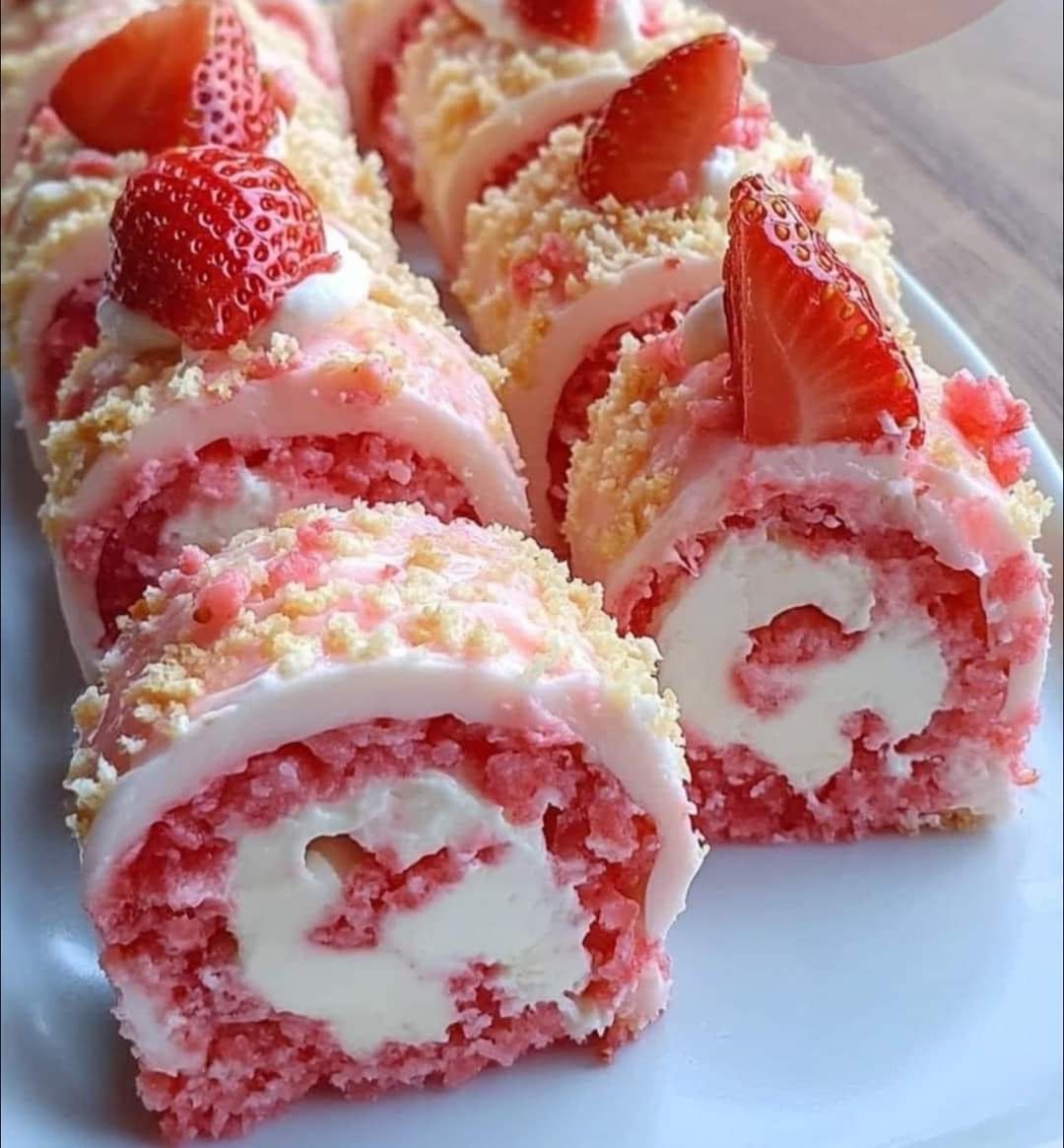 Strawberry Cream Roll Cake: A Sweet Symphony of Flavor and Elegance ...