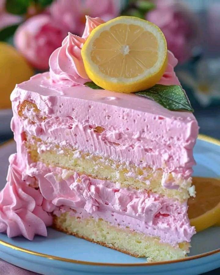 Lemon and Raspberry Layer Cake Recipe - CYSSERO