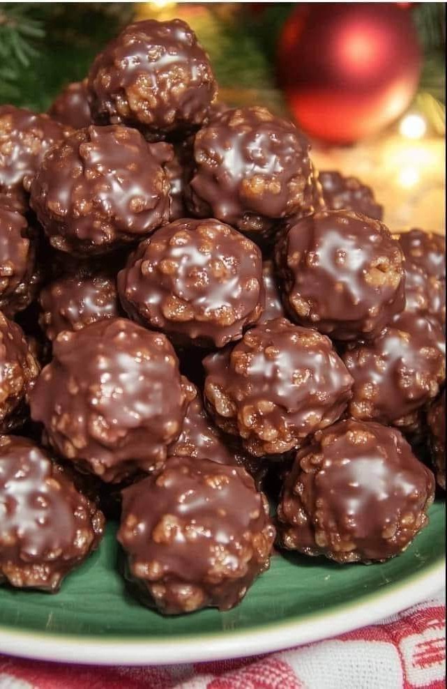 Recipe for Chocolate Crispy Rice Balls - CYSSERO