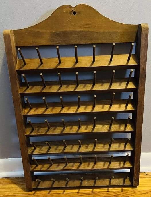 The Timeless Charm of Vintage Wooden Thread Racks: A Nod to Traditional ...