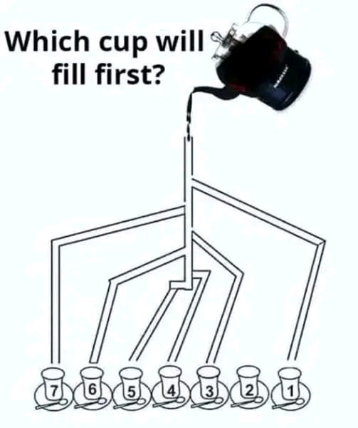 Solving the Puzzle: Which Cup Fills First? - CYSSERO