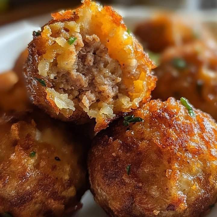 Crispy Meat-Stuffed Potato Balls Recipe - CYSSERO