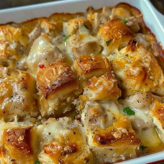 Cheesy Garlic Bread Casserole Recipe - CYSSERO