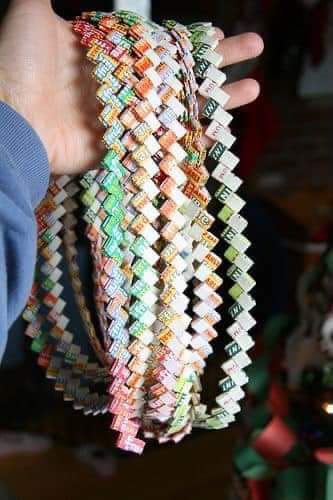 The Art of Candy Wrapper Chains: A Timeless Craft - CYSSERO
