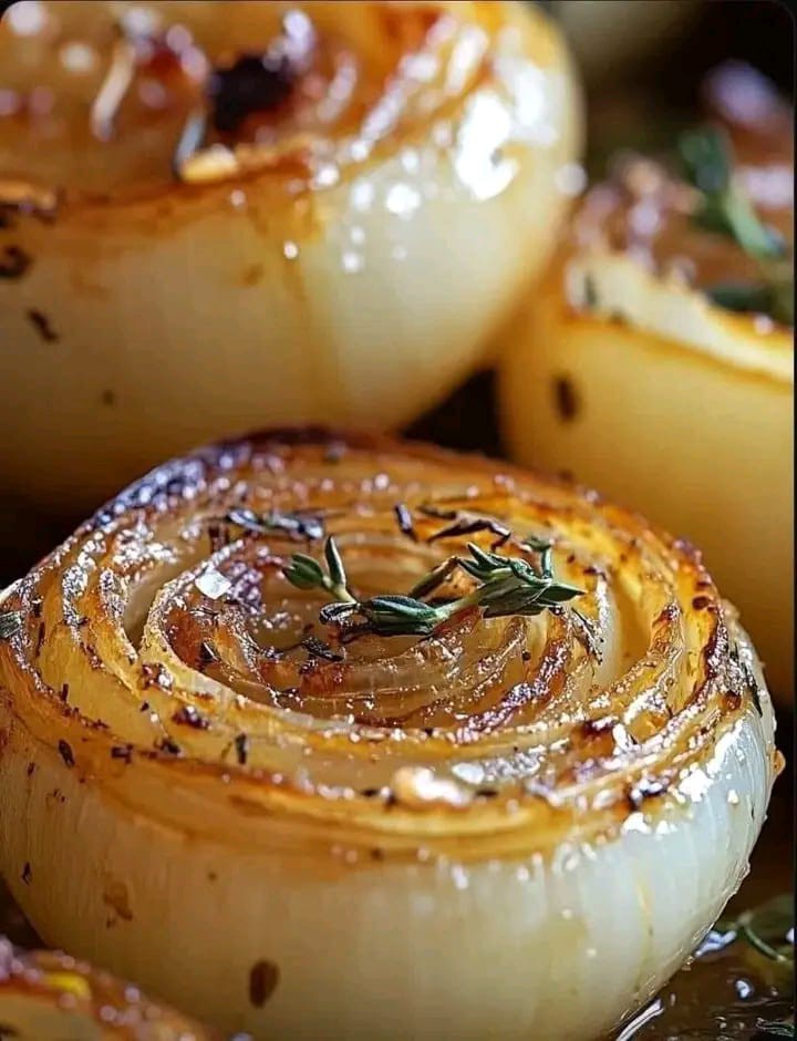 Caramelized Roasted Onions Recipe - CYSSERO