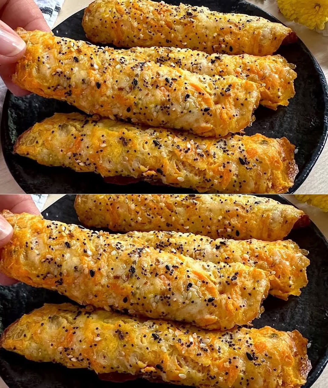 Golden Sesame Cheese Straws A Crispy Delight - CYSSERO