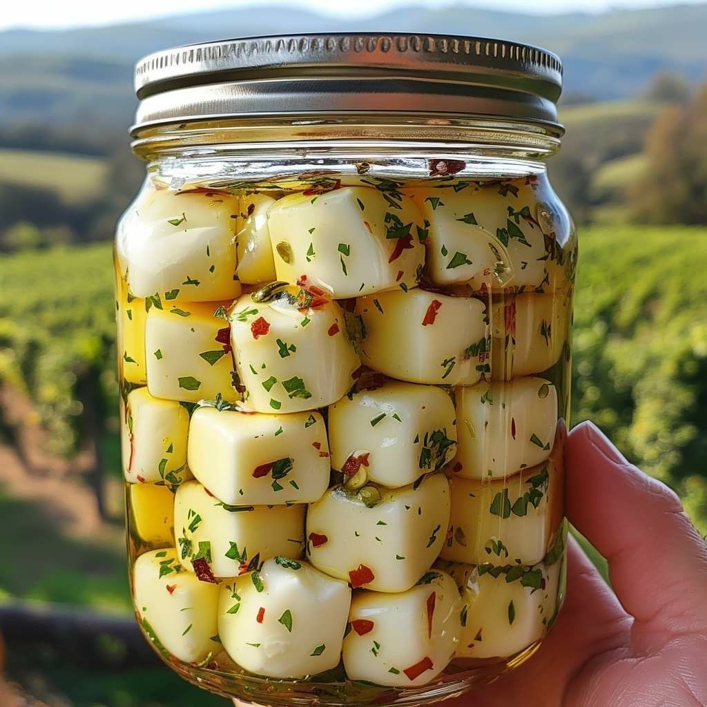 Marinated Cheese Cubes - CYSSERO