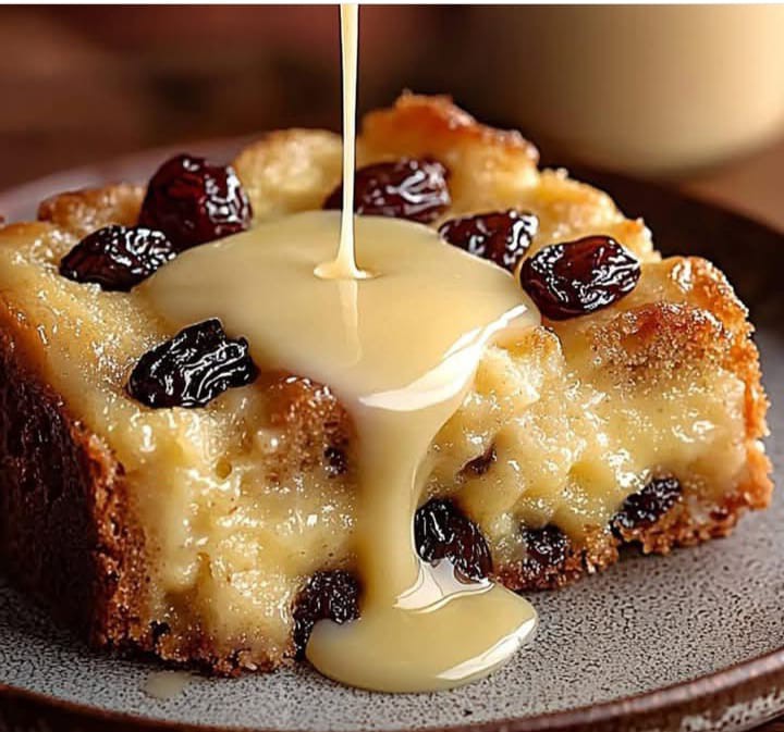 Bread Pudding with Vanilla Sauce - CYSSERO