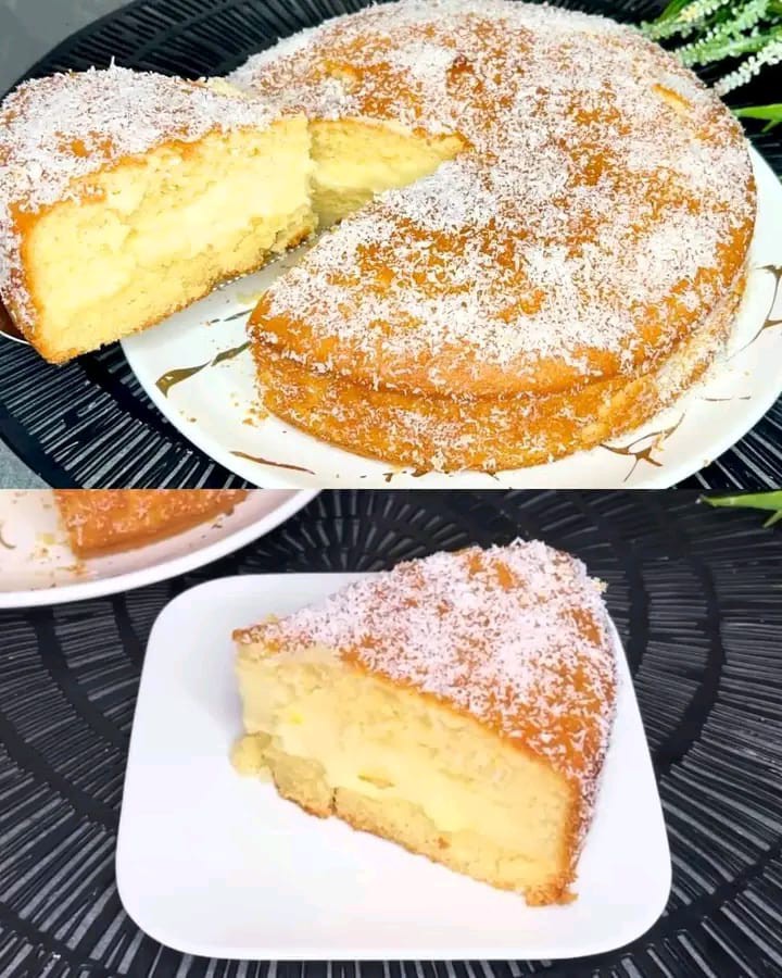 Coconut Cream-Filled Cake: A Moist and Fluffy Delight - CYSSERO