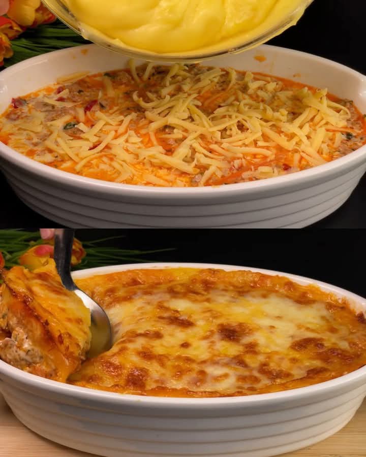 Creamy Layered Chicken and Mashed Potato Bake: A Comfort Food Classic ...