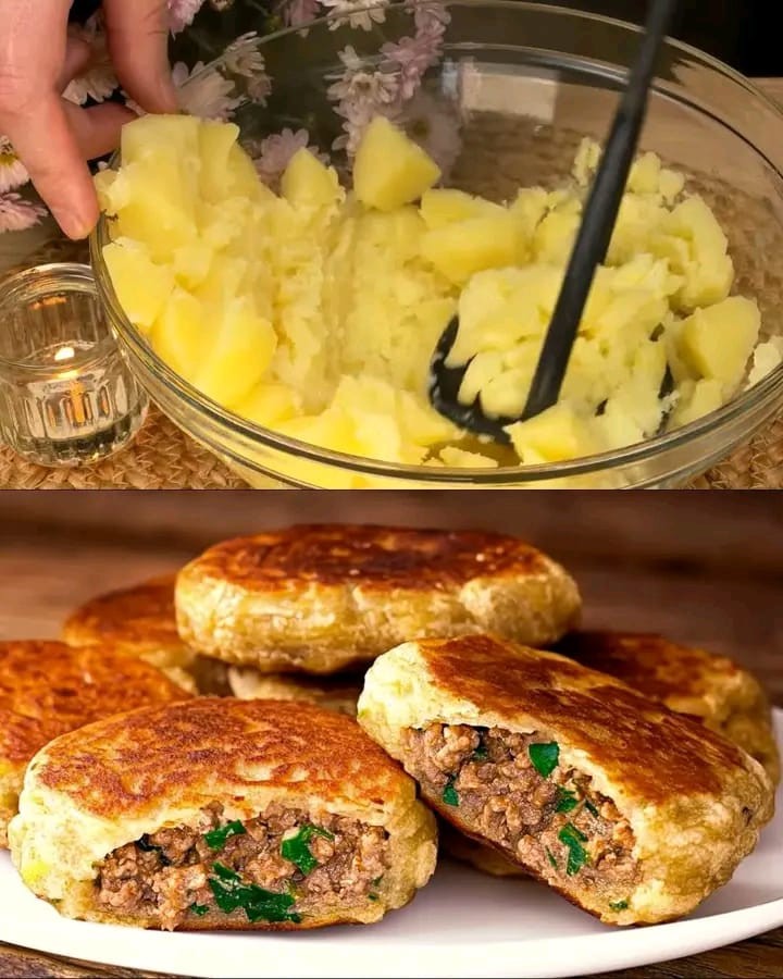 Stuffed Potato Patties with Meat Filling - CYSSERO