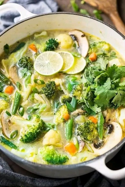 Thai Vegetable Soup Recipe - CYSSERO