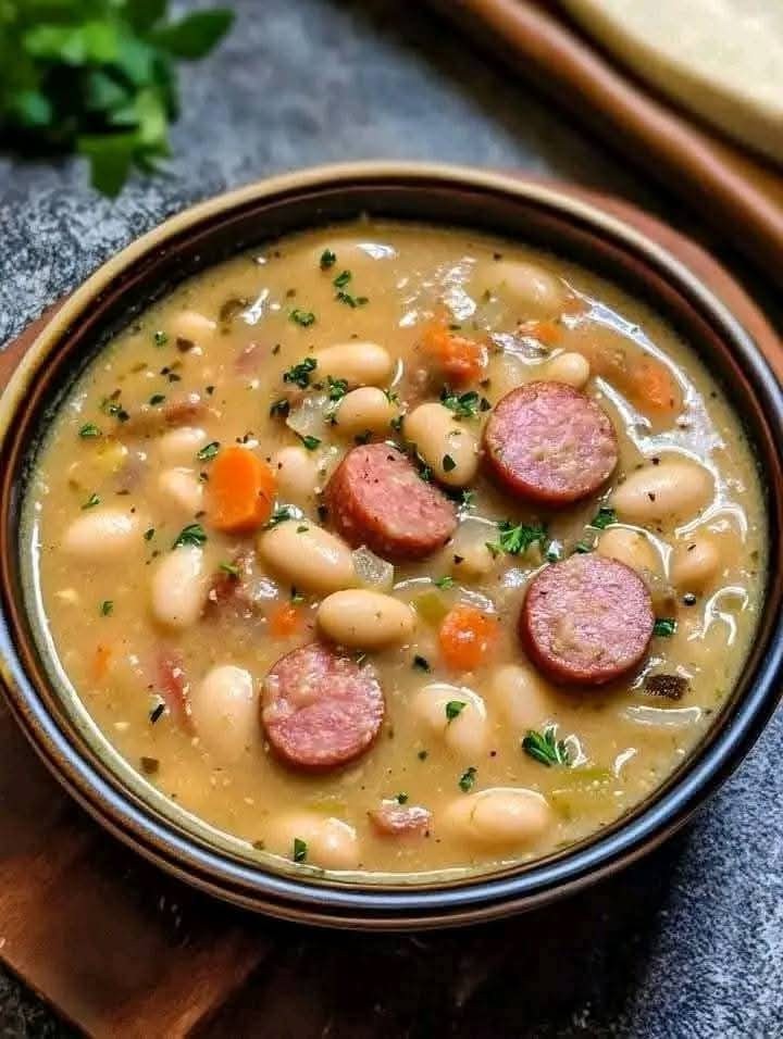 Hearty White Bean and Sausage Soup - CYSSERO