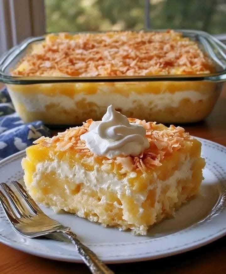 Pineapple Coconut Cream Dessert - CYSSERO