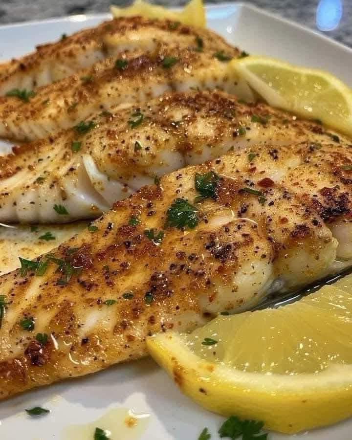 Pan-Seared Lemon Garlic Fish Fillets - CYSSERO