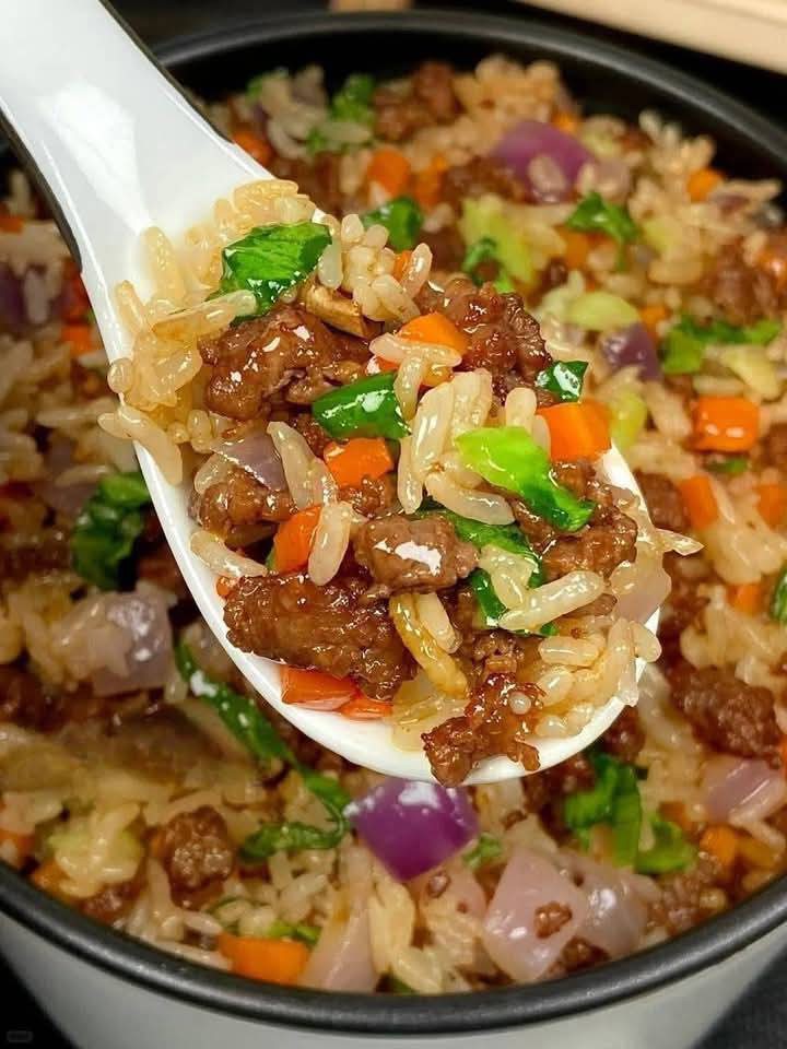 Savory Beef Fried Rice - CYSSERO