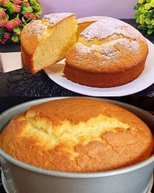 Simple Vanilla Sponge Cake - CYSSERO