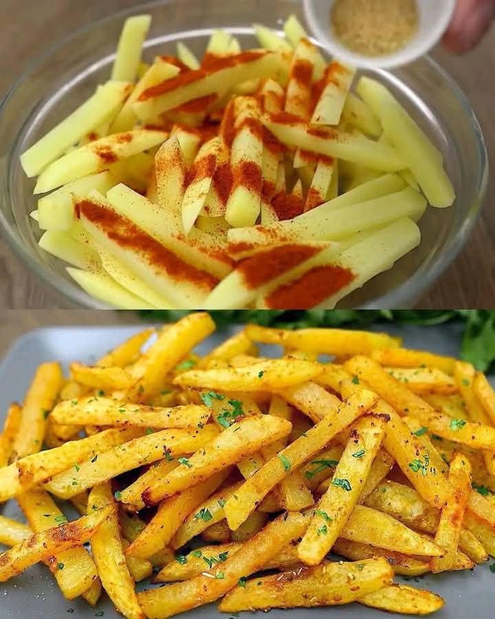 Crispy Baked Spiced French Fries - CYSSERO