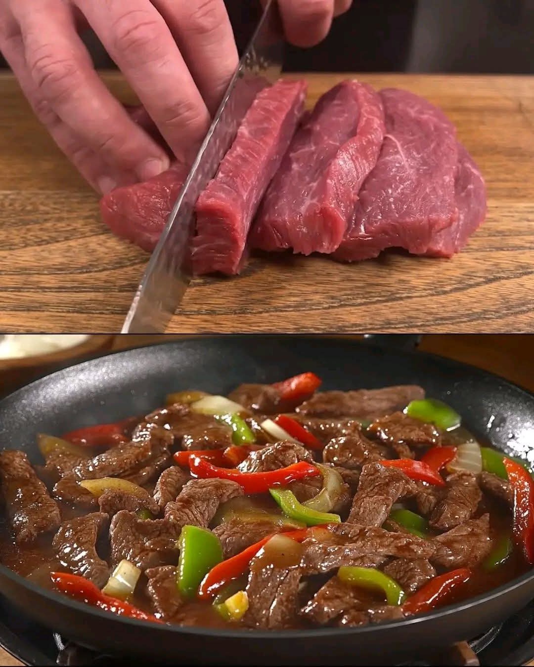 Sizzling Beef Stir-Fry with Bell Peppers - CYSSERO