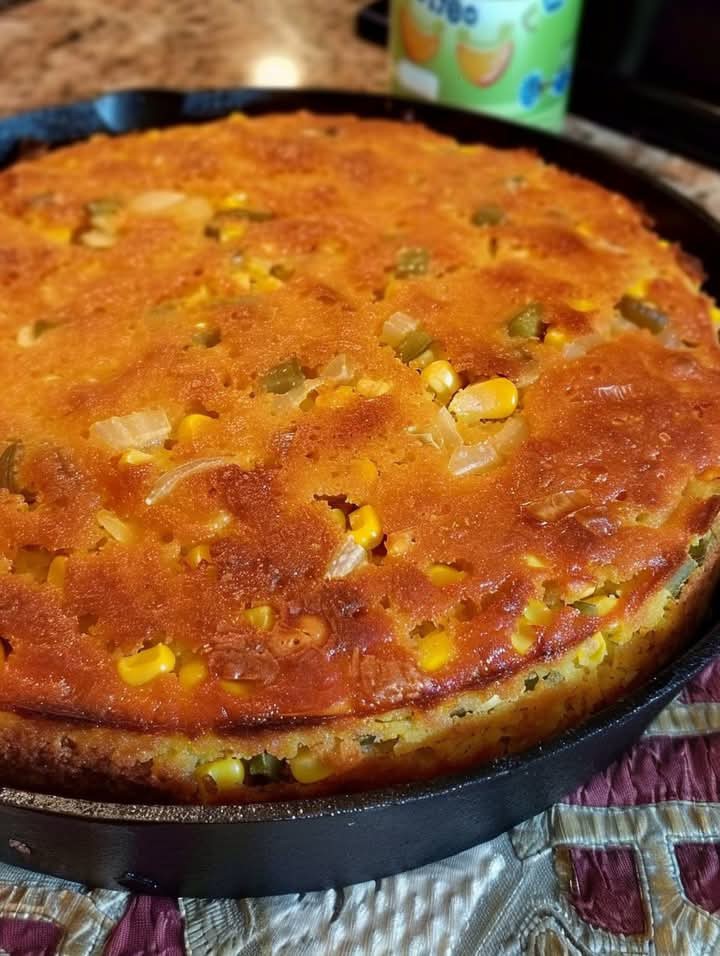 Spicy Southern Skillet Cornbread - CYSSERO
