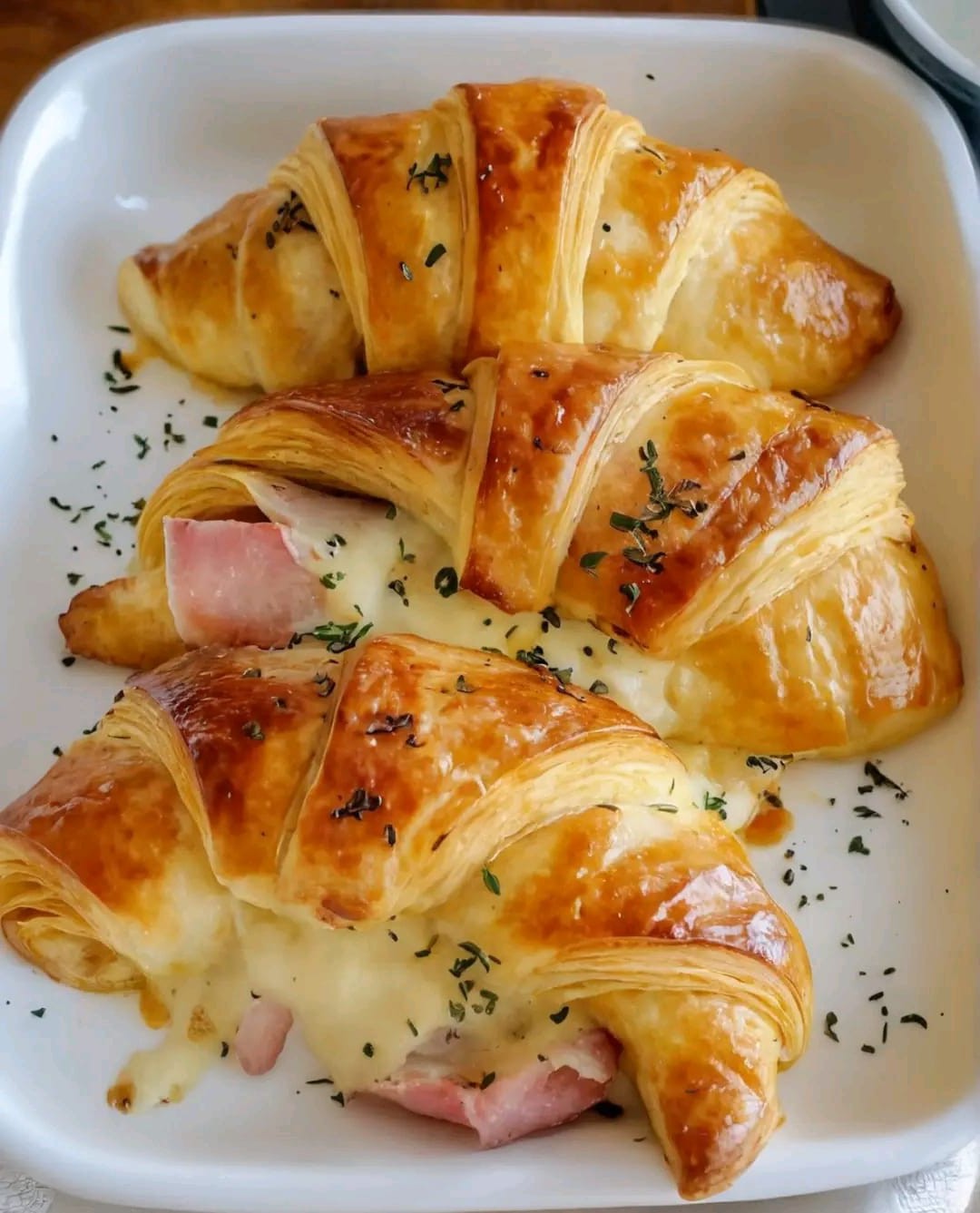 Ham And Cheese Croissant Delights Cyssero