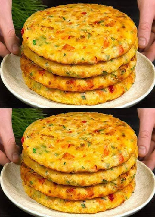 Savory Vegetable Pancakes Stack - CYSSERO