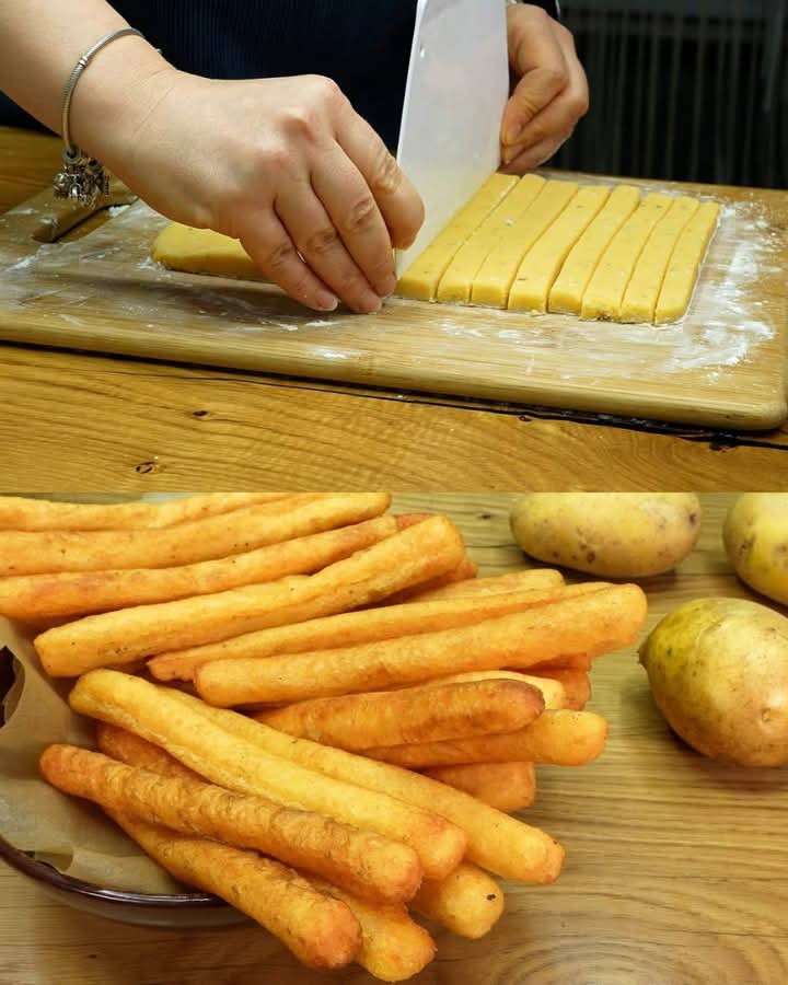 Crispy Homemade Potato Sticks - CYSSERO