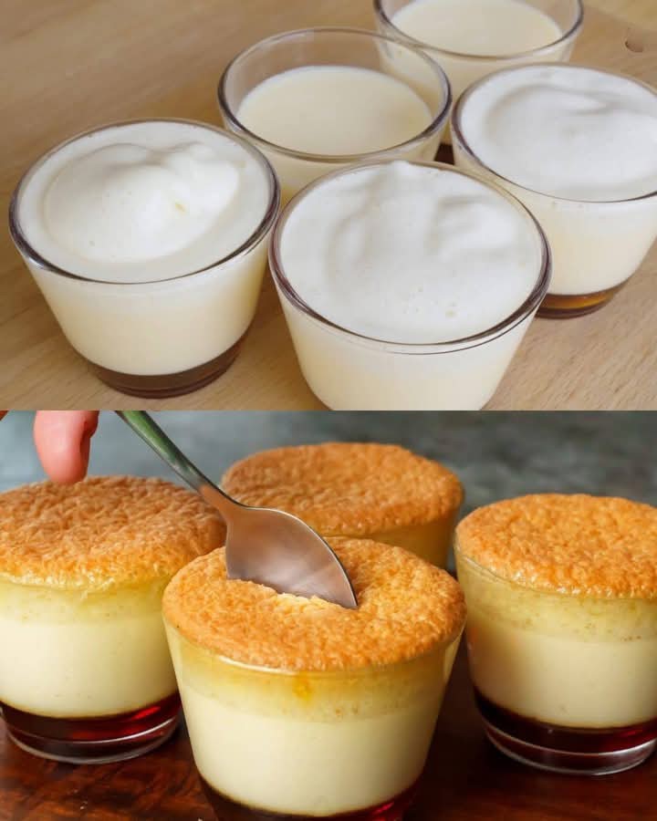 Magic Vanilla Custard Cups – Two-Layered Perfection - CYSSERO