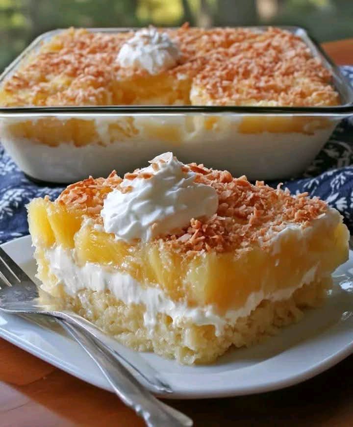 Pineapple Coconut Cream Dessert - CYSSERO