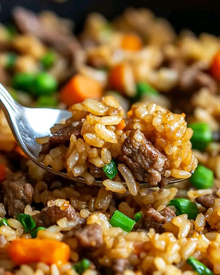 Beef Fried Rice – Flavorful, Fast, and Filling - CYSSERO