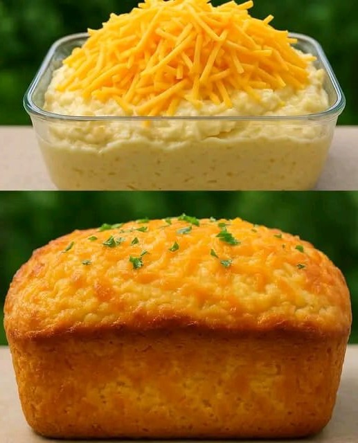 Cheesy Cornbread Loaf - CYSSERO